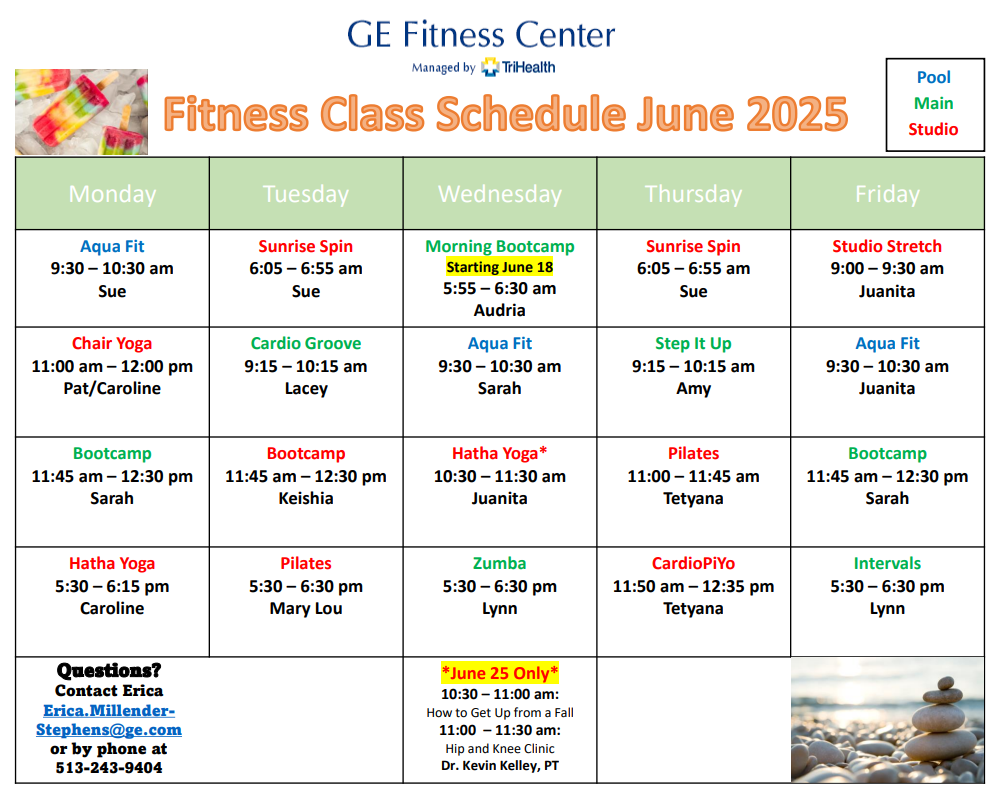 Classes and Group Fitness